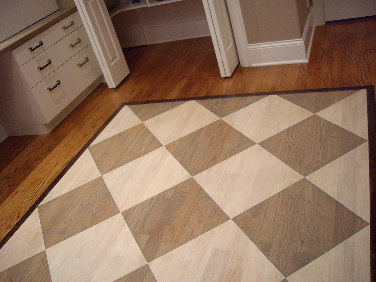 Wood Floor Inlays, Borders & Design | Mr. Floor Chicago IL